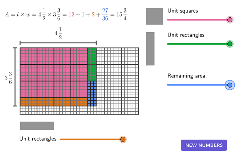 Area Fun Using a Grid – GeoGebra
