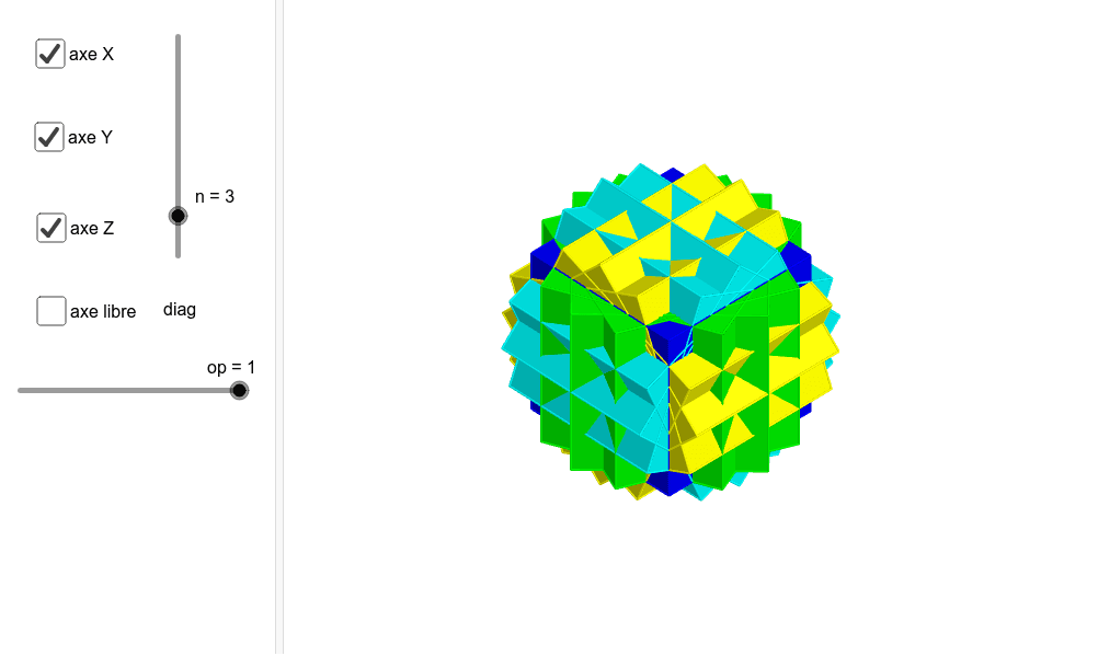 rotation de cube 1 – GeoGebra