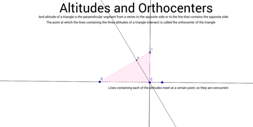 Altitudes and Orthocenters – GeoGebra