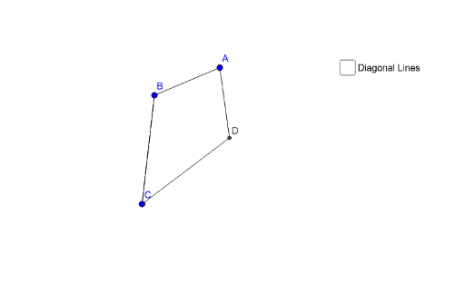 Kite and Diagonals – GeoGebra
