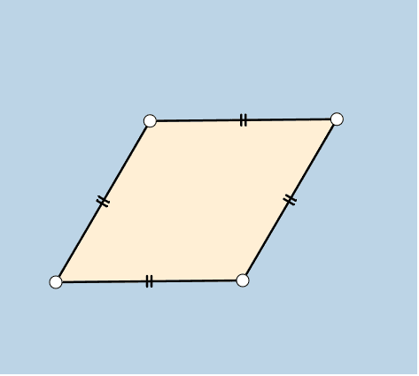 Rhombus Construction Exercise: V1 – GeoGebra