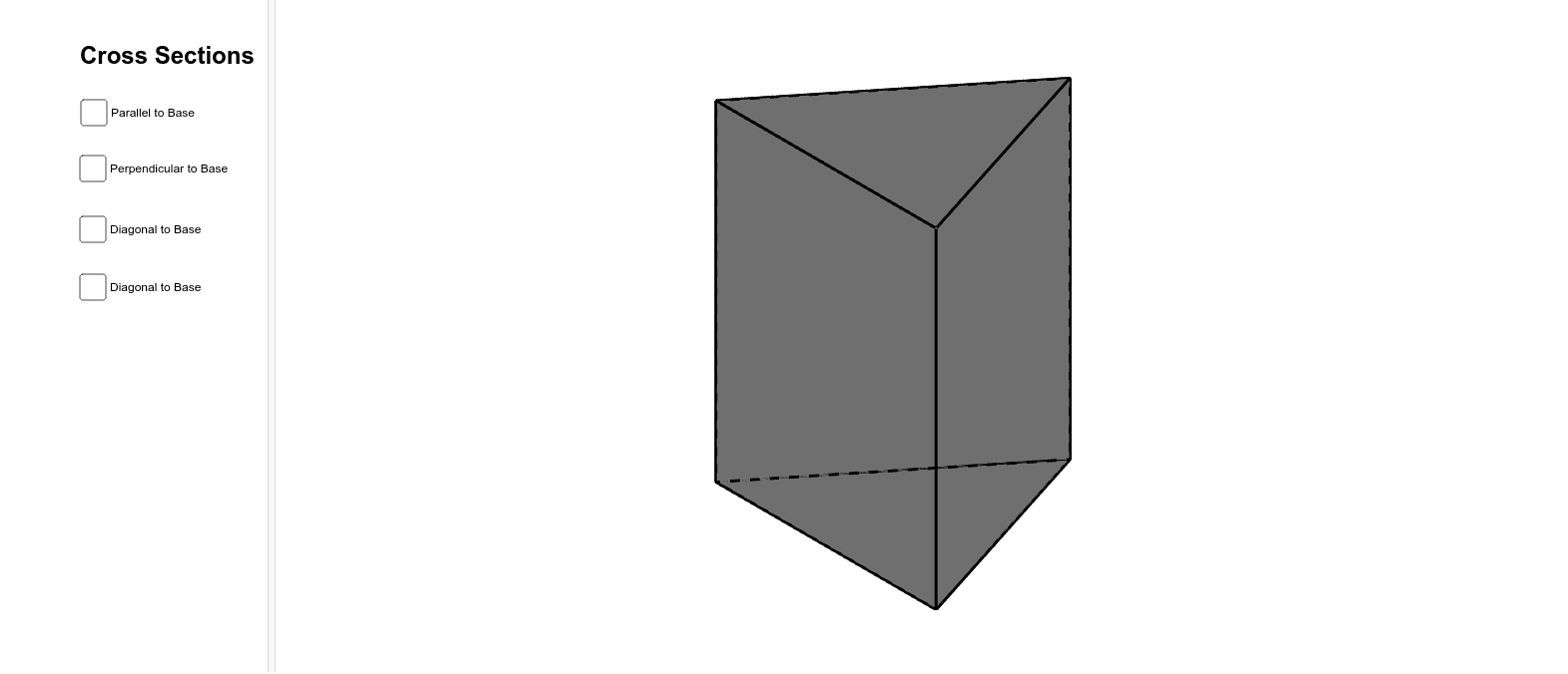 Cross Section Of Triangular Prism