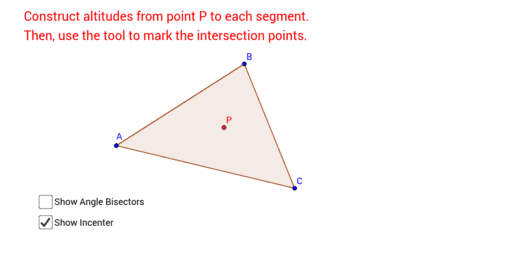 Incenter 2 – GeoGebra