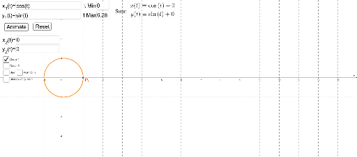 Combining Parametric Equations – GeoGebra