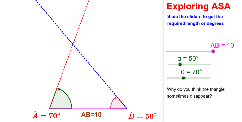 Angle-Side-Angle – GeoGebra