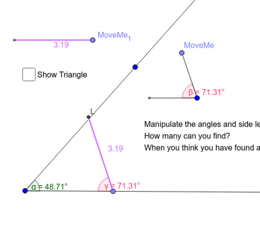 Angle-Angle-Side App: Kelsey, Patrick, Hannah – GeoGebra
