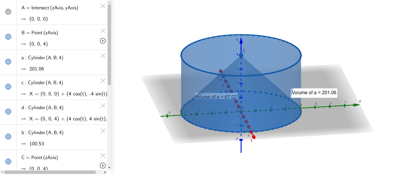 cone cylinder – GeoGebra