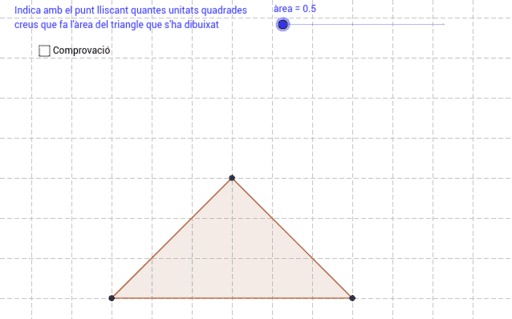 Àrea d'un triangle – GeoGebra