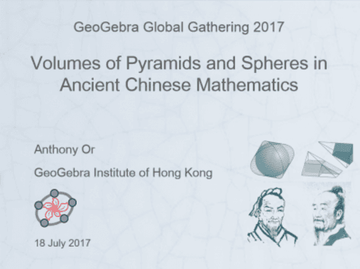 Volumes of Pyramid and Sphere in Ancient Chinese Mathematics – GeoGebra