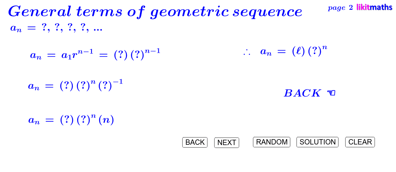 Geometric Sequence