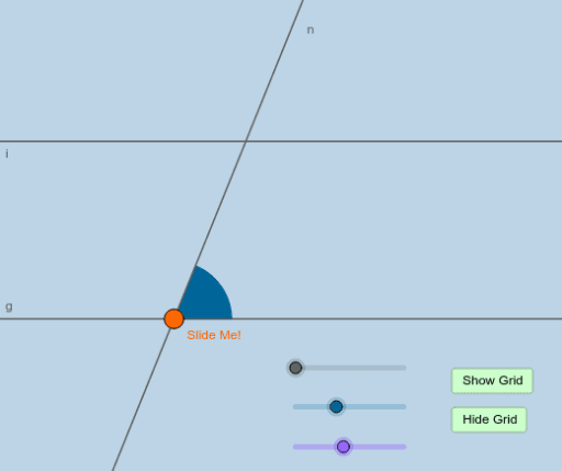 Z-Angles: Alternate Interior Angles: Quick Investigation – GeoGebra
