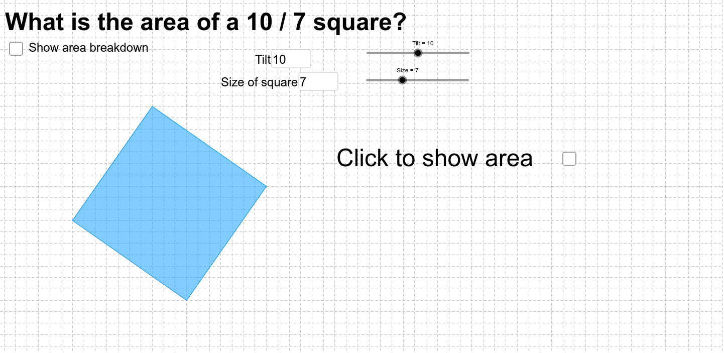 Tilted Squares – GeoGebra