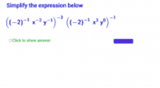 Simplify Expressions With Exponents GeoGebra
