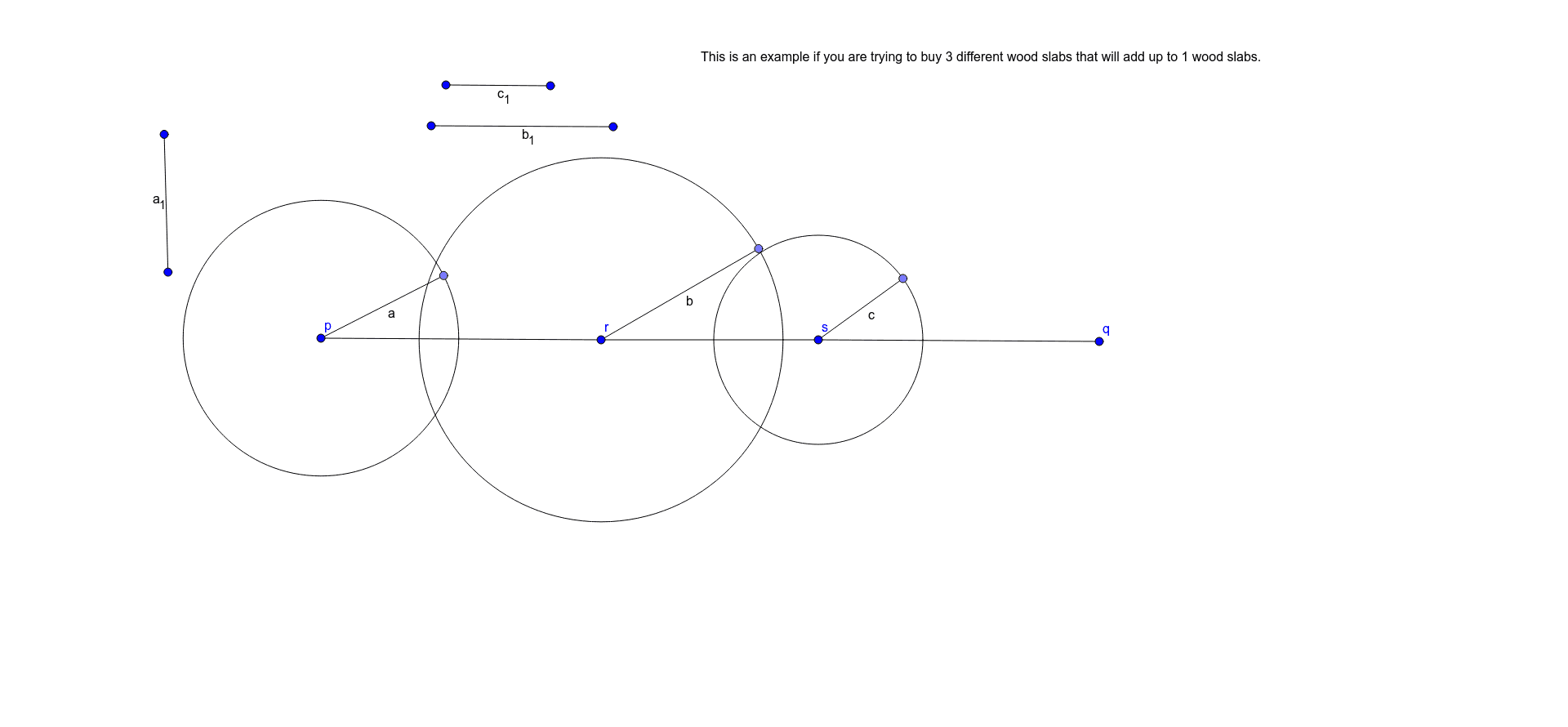 Sum of line segments – GeoGebra