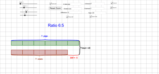 Bar Model Maker for Ratios – GeoGebra