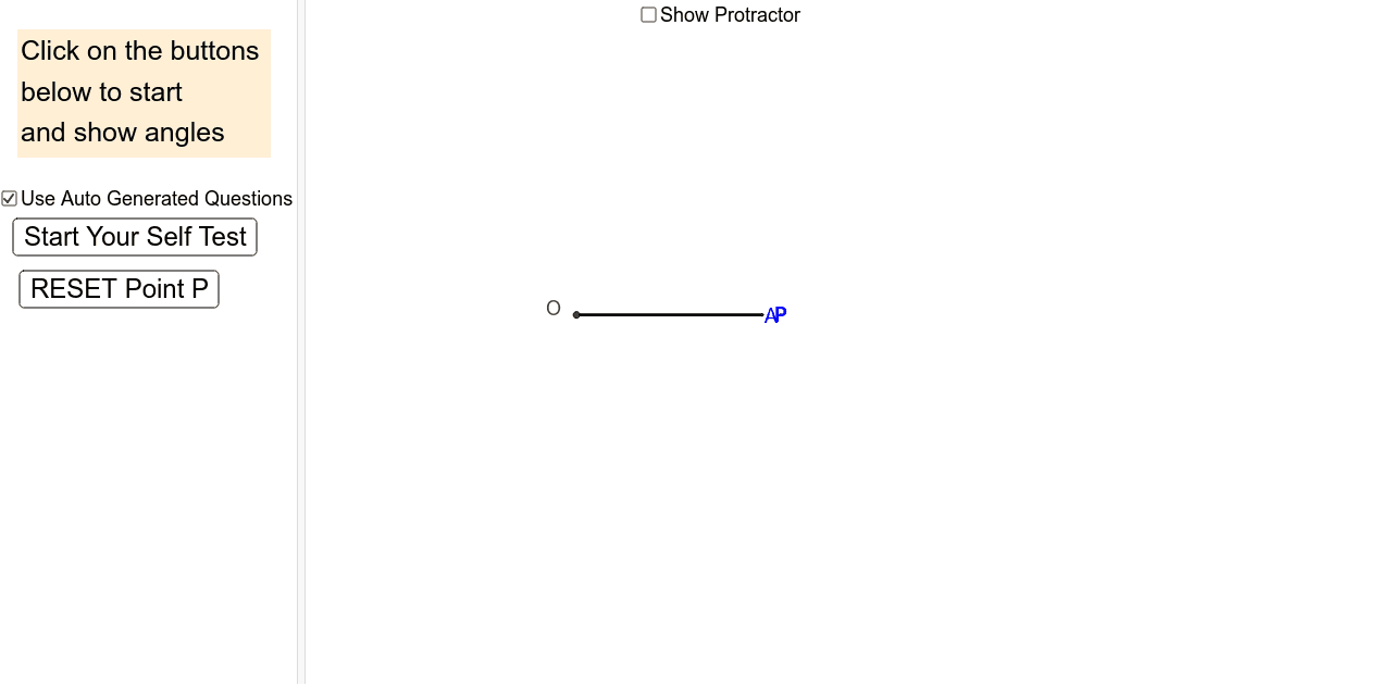 Acute Obtuse or Reflex Angles – GeoGebra