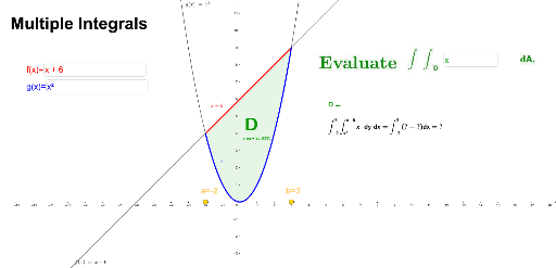 Multiple Integrals – GeoGebra