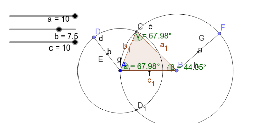 Visualizing Triangle Inequalities – GeoGebra