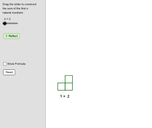 Geometric Evaluation Of Finite Sums Geogebra