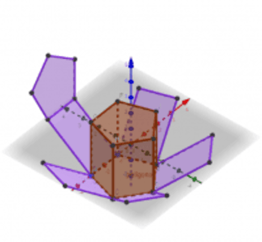 Prisma pentagonal- Geometria- Alejandra Ochoa – GeoGebra