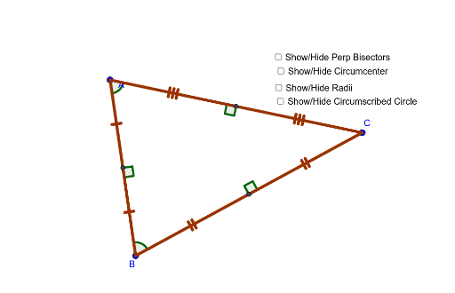 Points of Concurrency of Triangles – GeoGebra