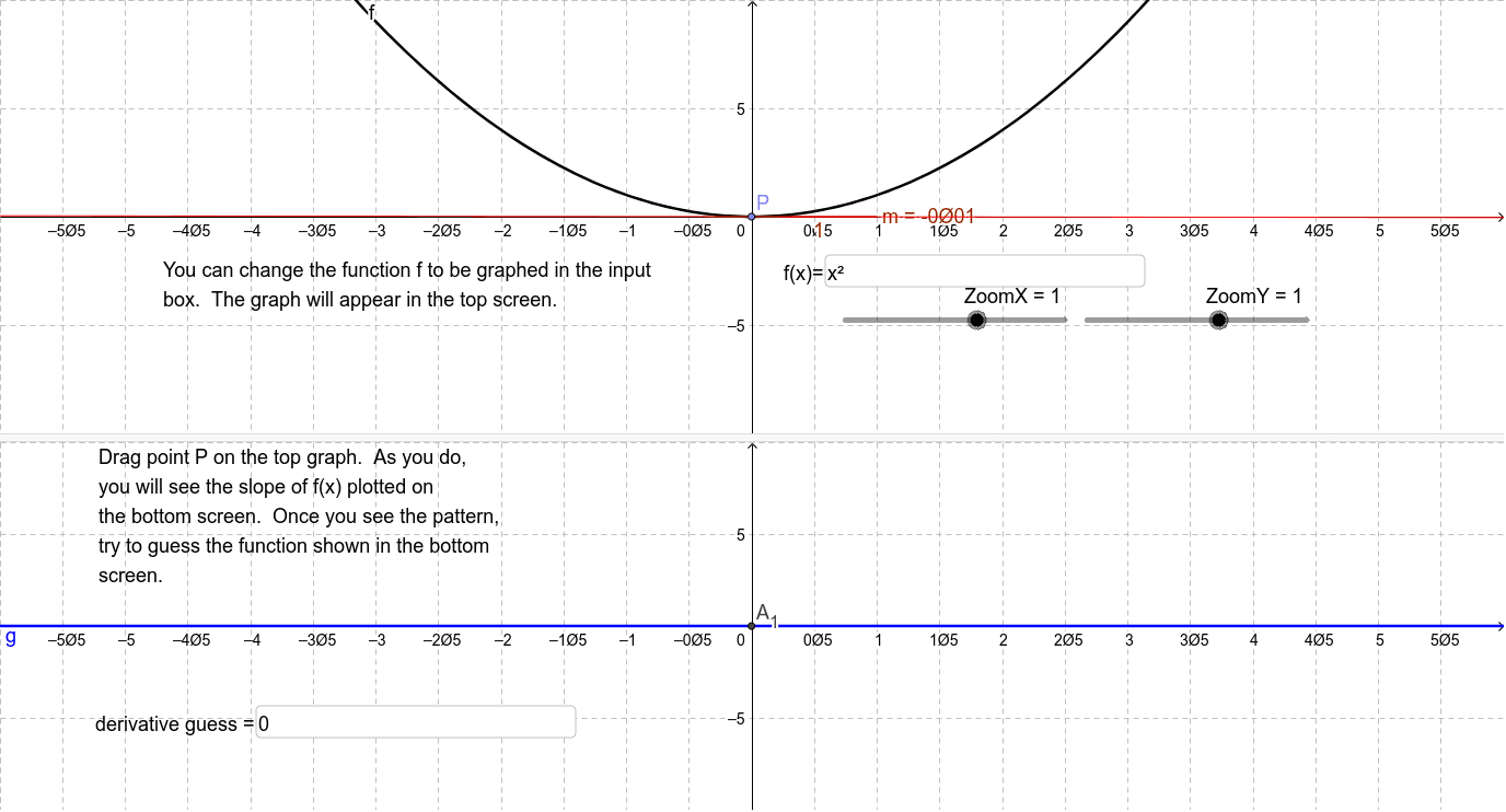 Improved Guess My Derivative – GeoGebra