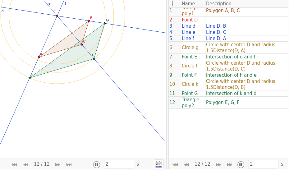 Homotetia – GeoGebra