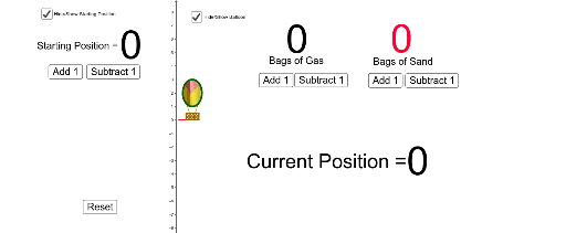 Hot Air Balloon - A model for adding and subtracting integer – GeoGebra