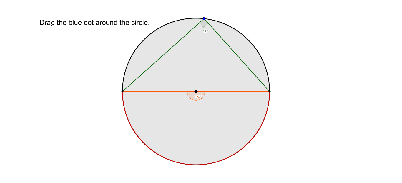 Inscribed Angle Semicircle
