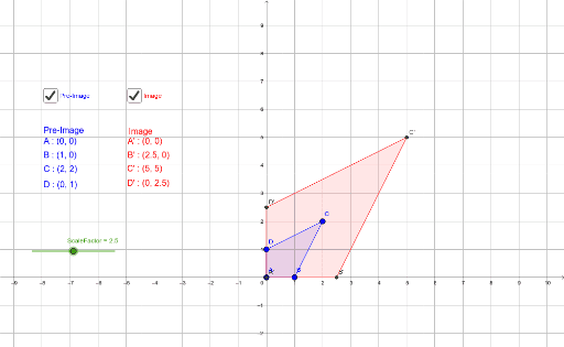 Transformations: Dilation – GeoGebra