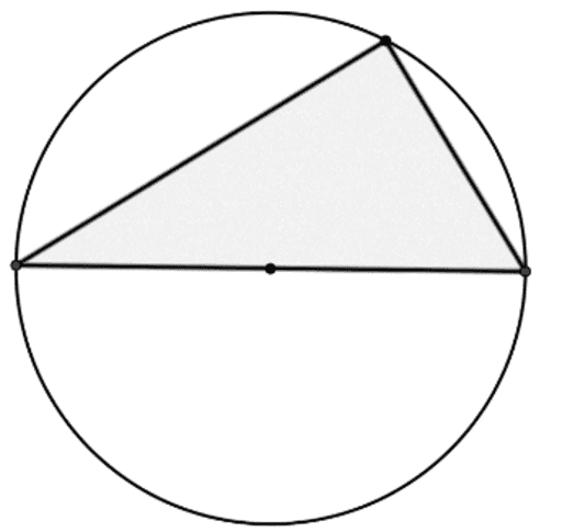 MA-2: Triangle in a semi-circle – GeoGebra