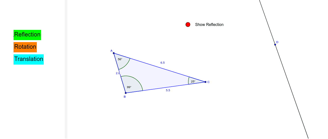 Rotate, reflect, translate triangles UPDATED – GeoGebra