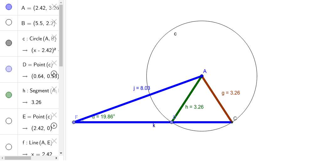 SSA and HL Explore Task – GeoGebra