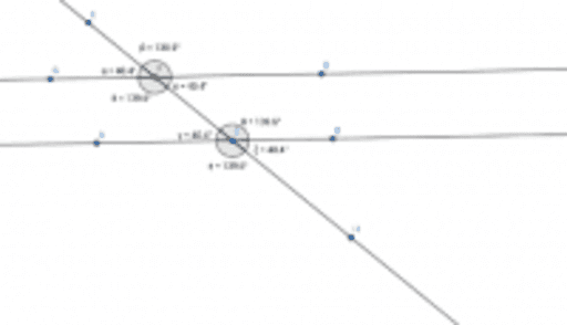 parallel lines, 2.6 construction – GeoGebra