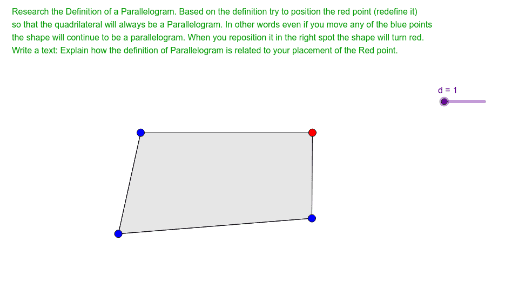 Parallelograms – GeoGebra