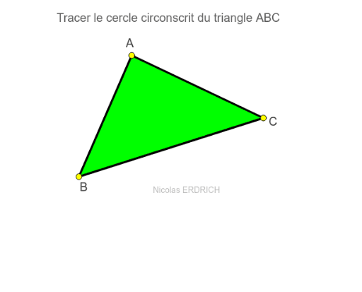 Cercle circonscrit d'un triangle – GeoGebra