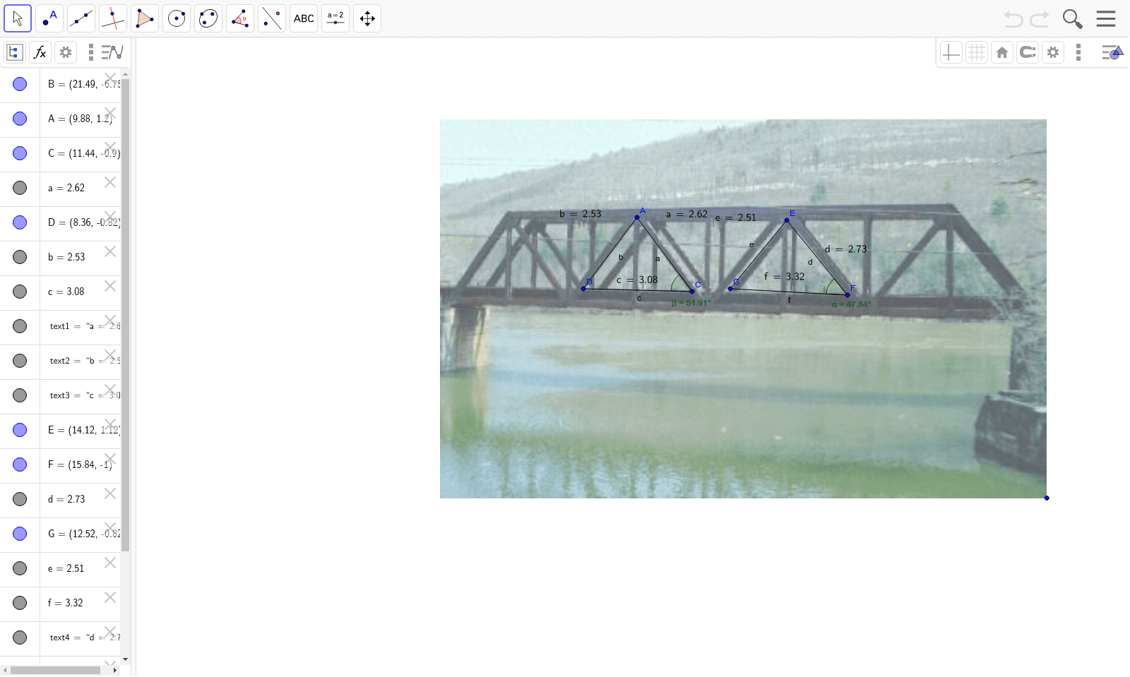 Congruent Triangles In Bridges