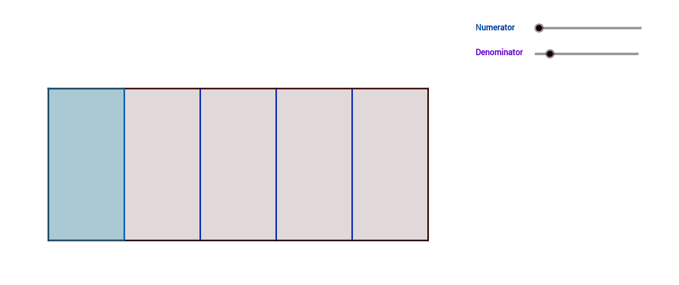 Fractions_Rectangular Model – GeoGebra