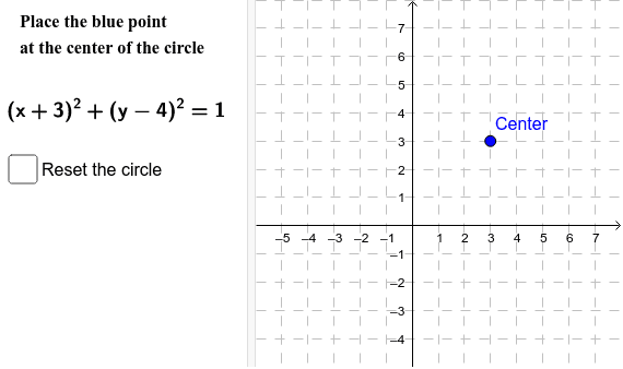 Graphing Circles – GeoGebra
