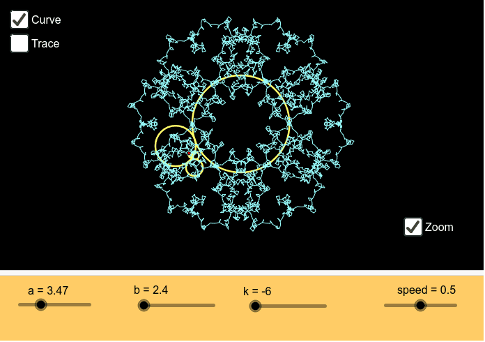 Fractal spirograph – GeoGebra