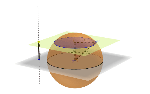 section of sphere – GeoGebra