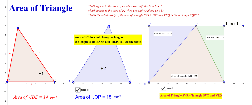 Area of Triangle – GeoGebra