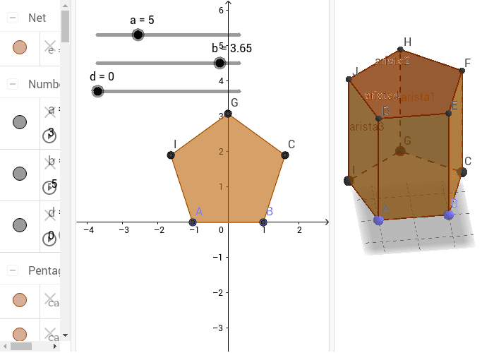 Prisma recto – GeoGebra