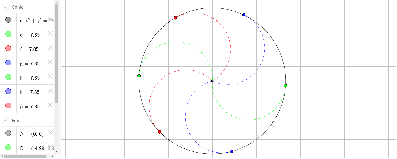 Ball Animation – GeoGebra