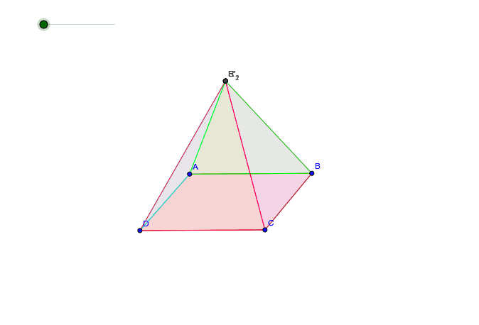 Desfăşurare piramidă – GeoGebra