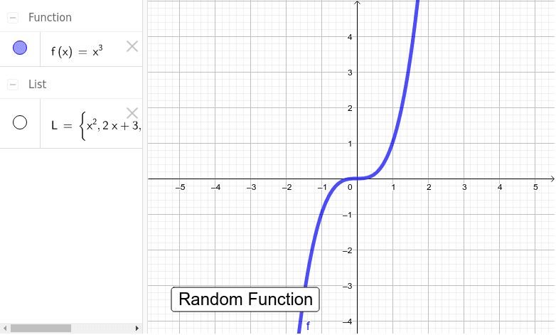 Random Function Button – GeoGebra