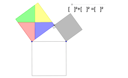 Pythagorean Theorem Proof Exploration – GeoGebra