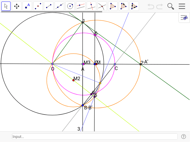 Inversion de un triangulo – GeoGebra