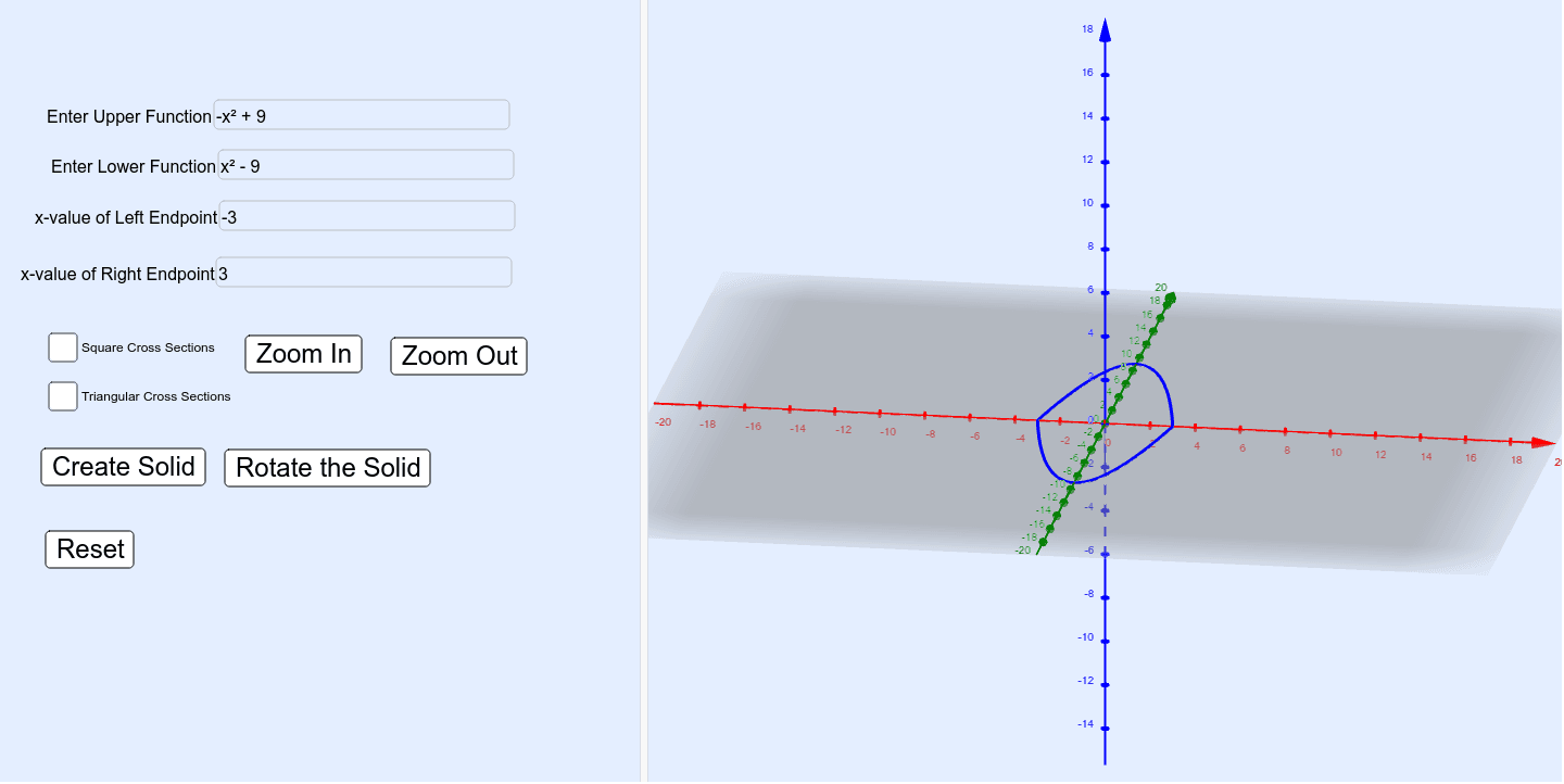 solids with cross section revised – GeoGebra
