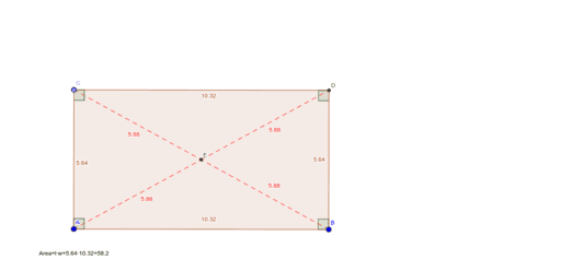Exploring the Rectangle – GeoGebra
